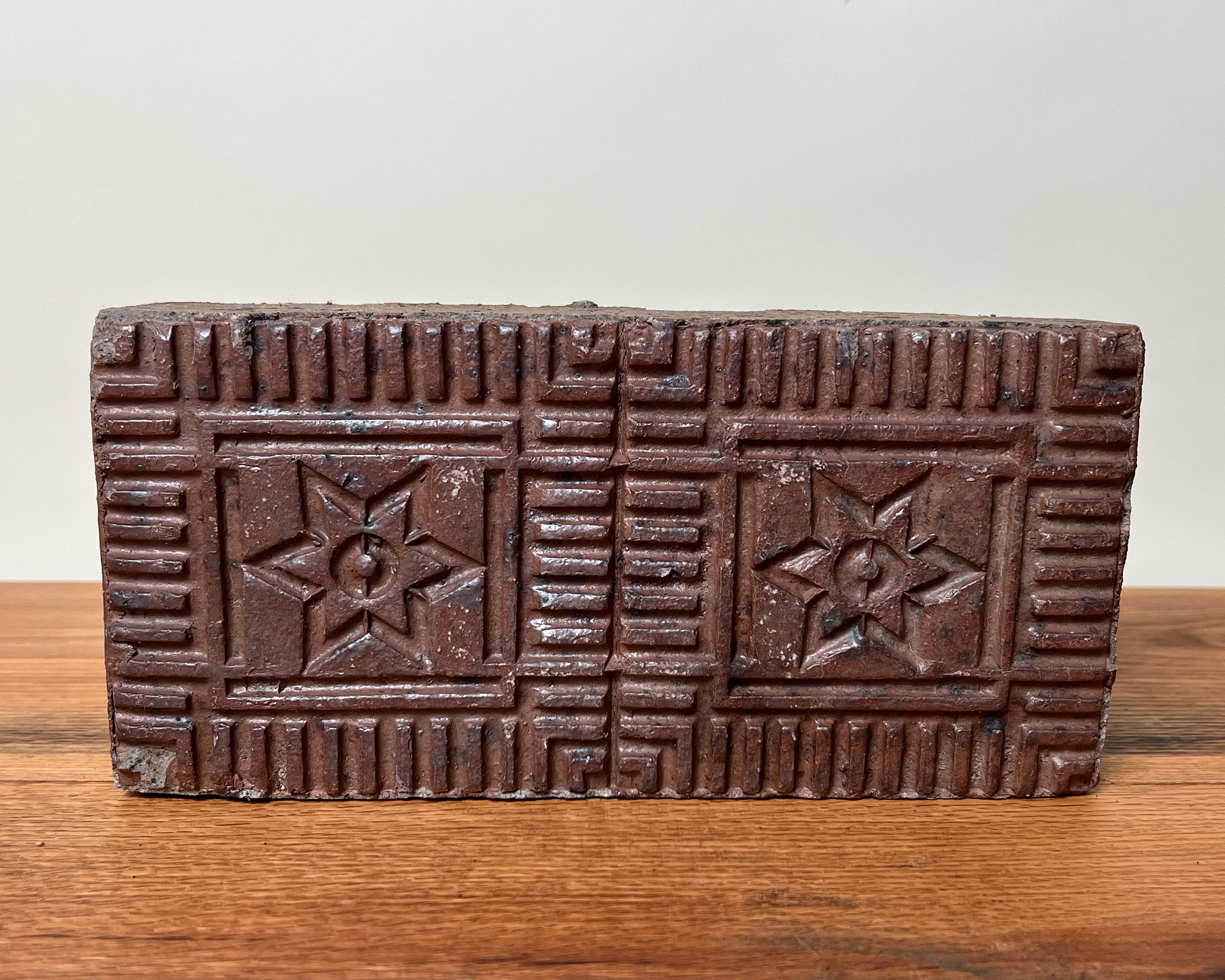 Antique Salt Glazed Nelsonville Star Brick Block - Etsy