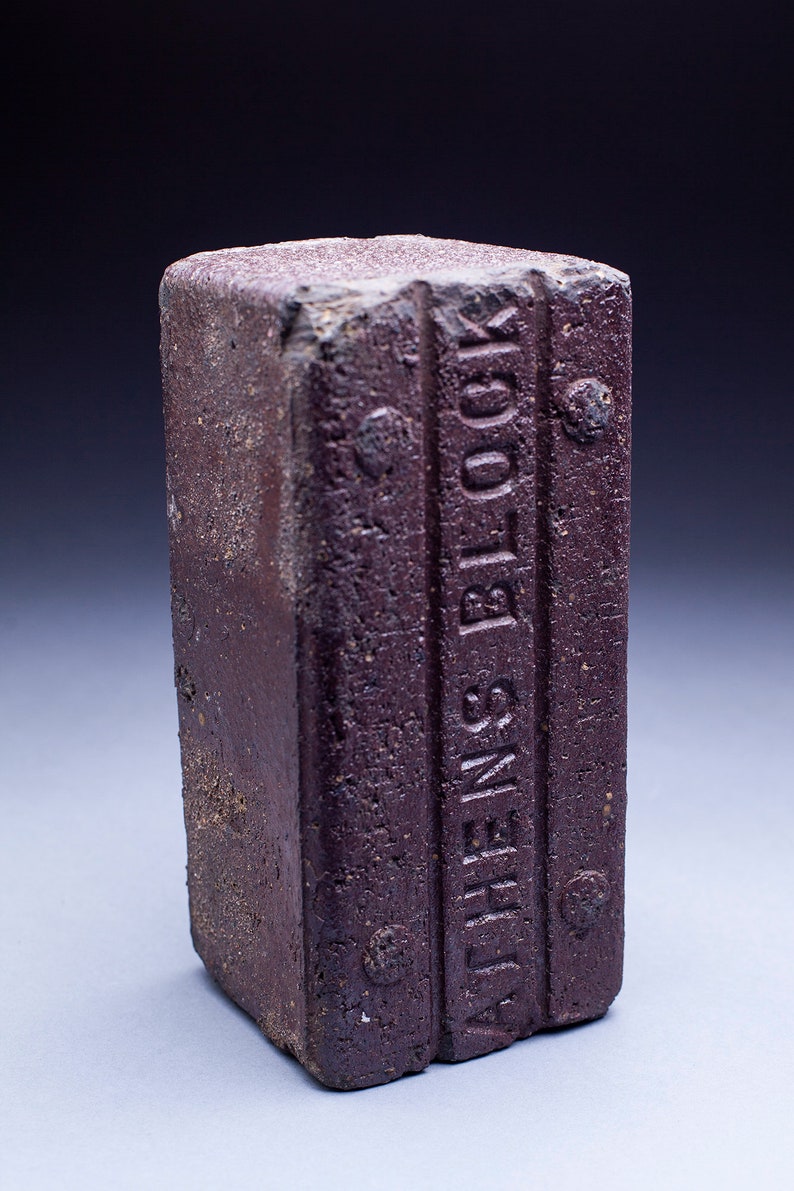 Antique Athens Ohio Brick Block Paver - Etsy