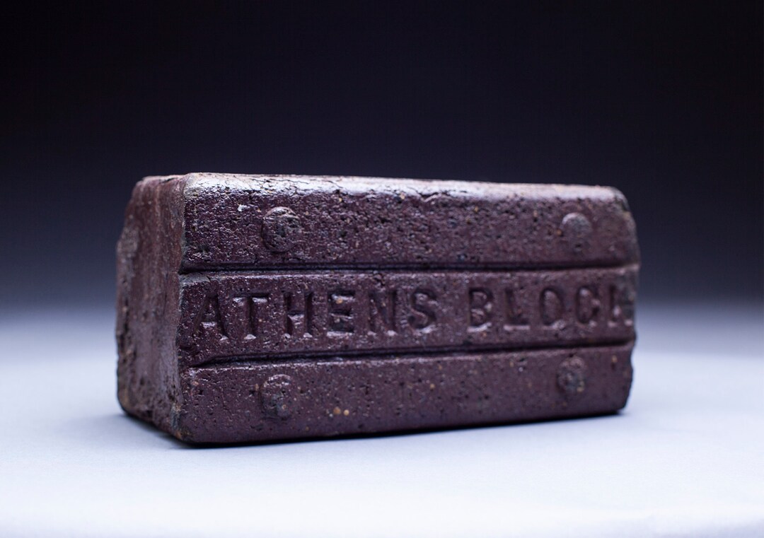 Antique Athens Ohio Brick Block Paver - Etsy