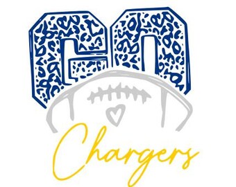 Go Chargers Svg - Etsy