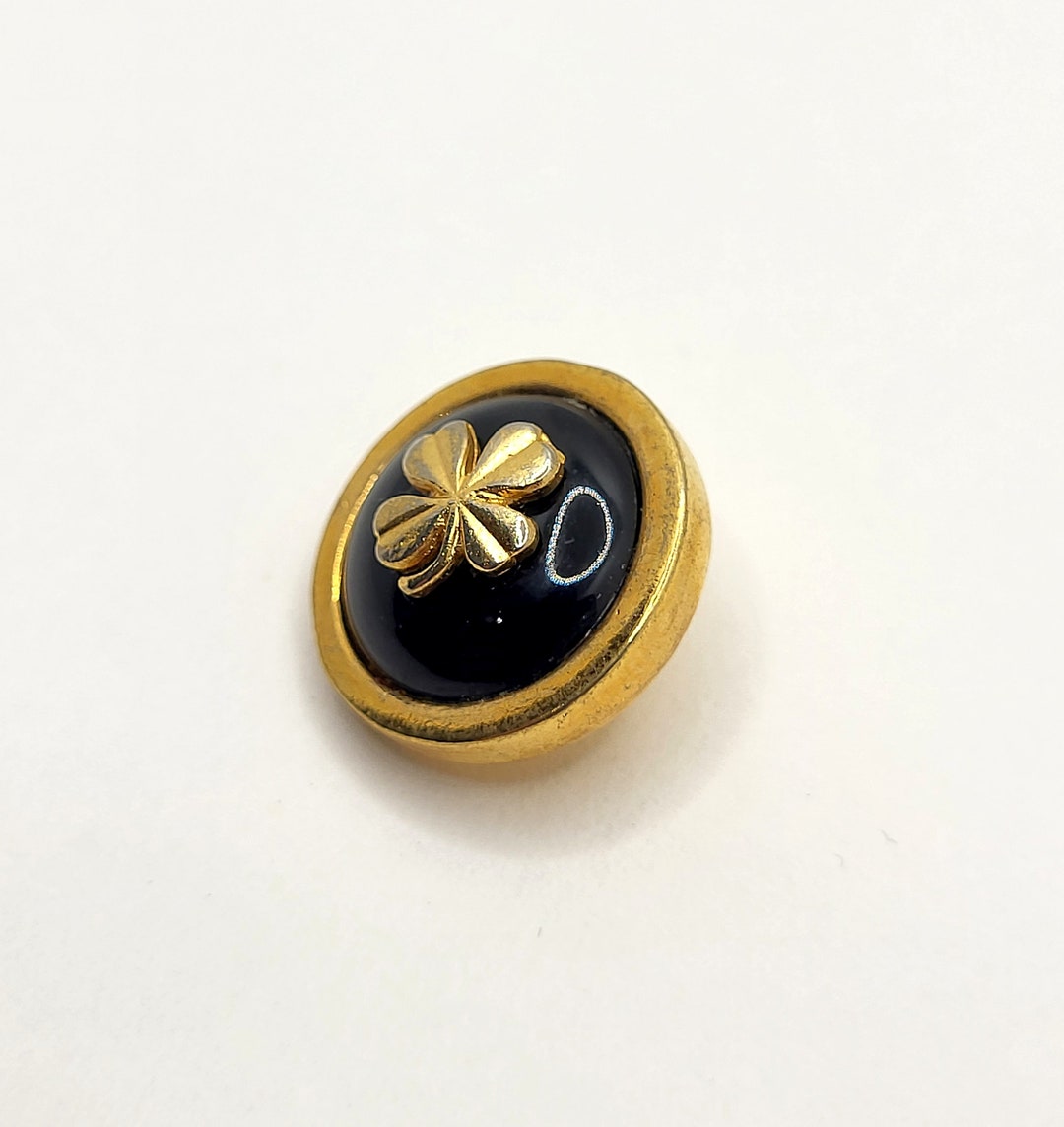 Chanel Vintage Four Leaf Clover Button - Etsy