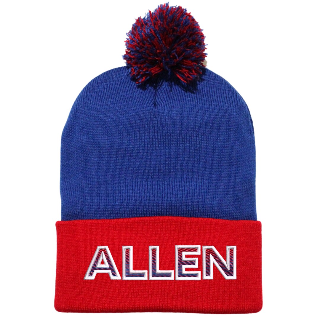 Buffalo Bills Josh Allen Color Blend Winter Beanie, Hat, Cap, Toque - Etsy