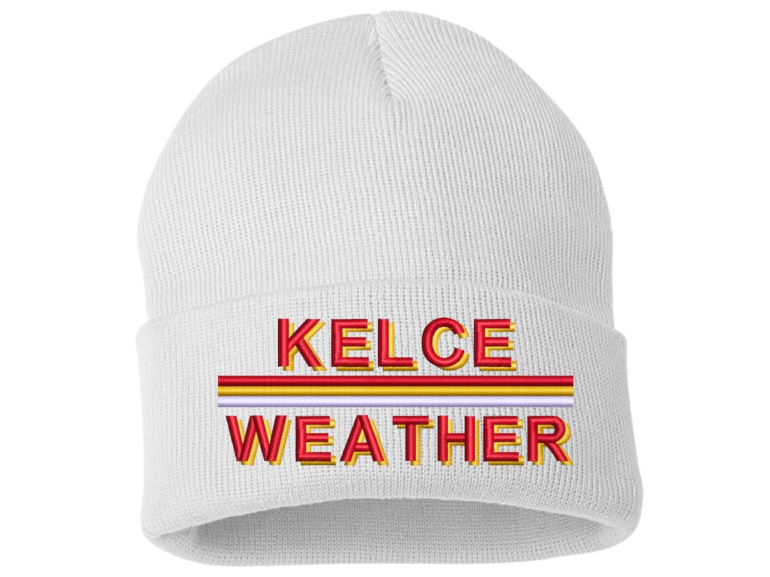 Kansas City Chiefs Travis Kelce Winter Weather Beanie, Hat, Cap, Toque ...