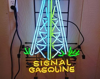Signal Gas Sign - Etsy