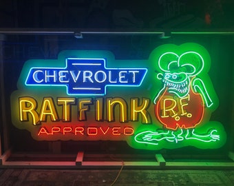 Rat Fink Neon Sign - Etsy