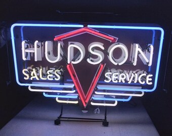 Neon Hudson Sign - Etsy
