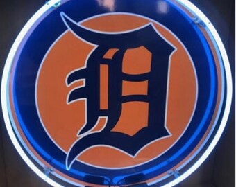 Neon Sign Detroit - Etsy