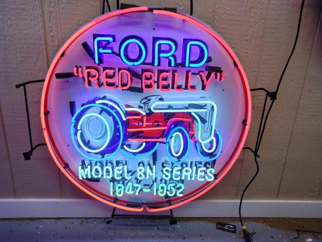 Ford Tractor Neon Sign Ford Signs Garage Neons Tractor Signs - Etsy