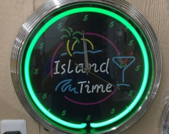 Island Time Neon Sign - Etsy