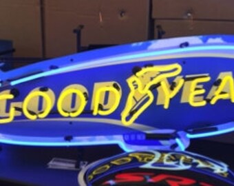 Neon Goodyear Signs - Etsy