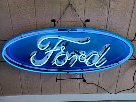 Ford Neon Sign Ford Signs Garage Lighting Neons Man Cave Decor - Etsy