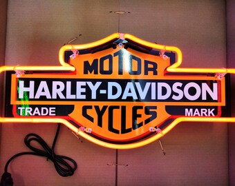 Real Neon Harley Signs - Etsy
