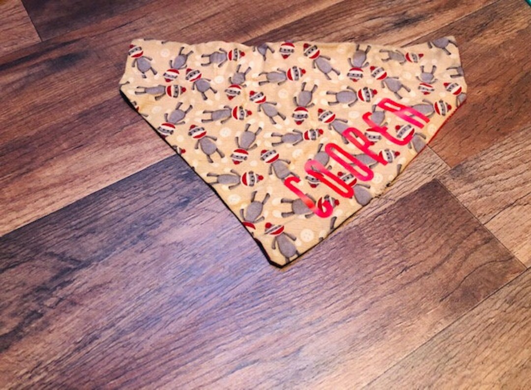 No More Monkeys Jumping on the Bed Bandana - Etsy