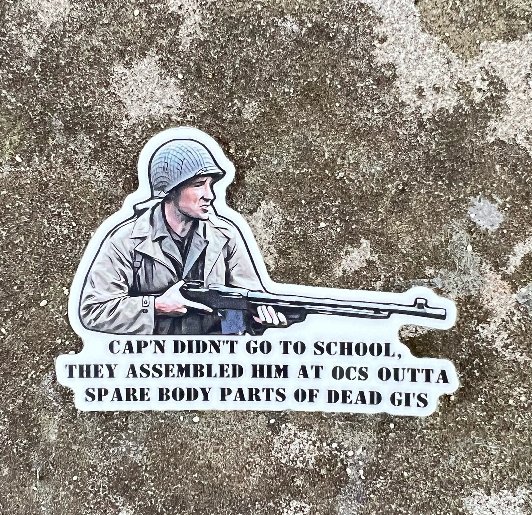 WWII Vinyl Sticker Saving Private Ryan PVT Reiben - Etsy