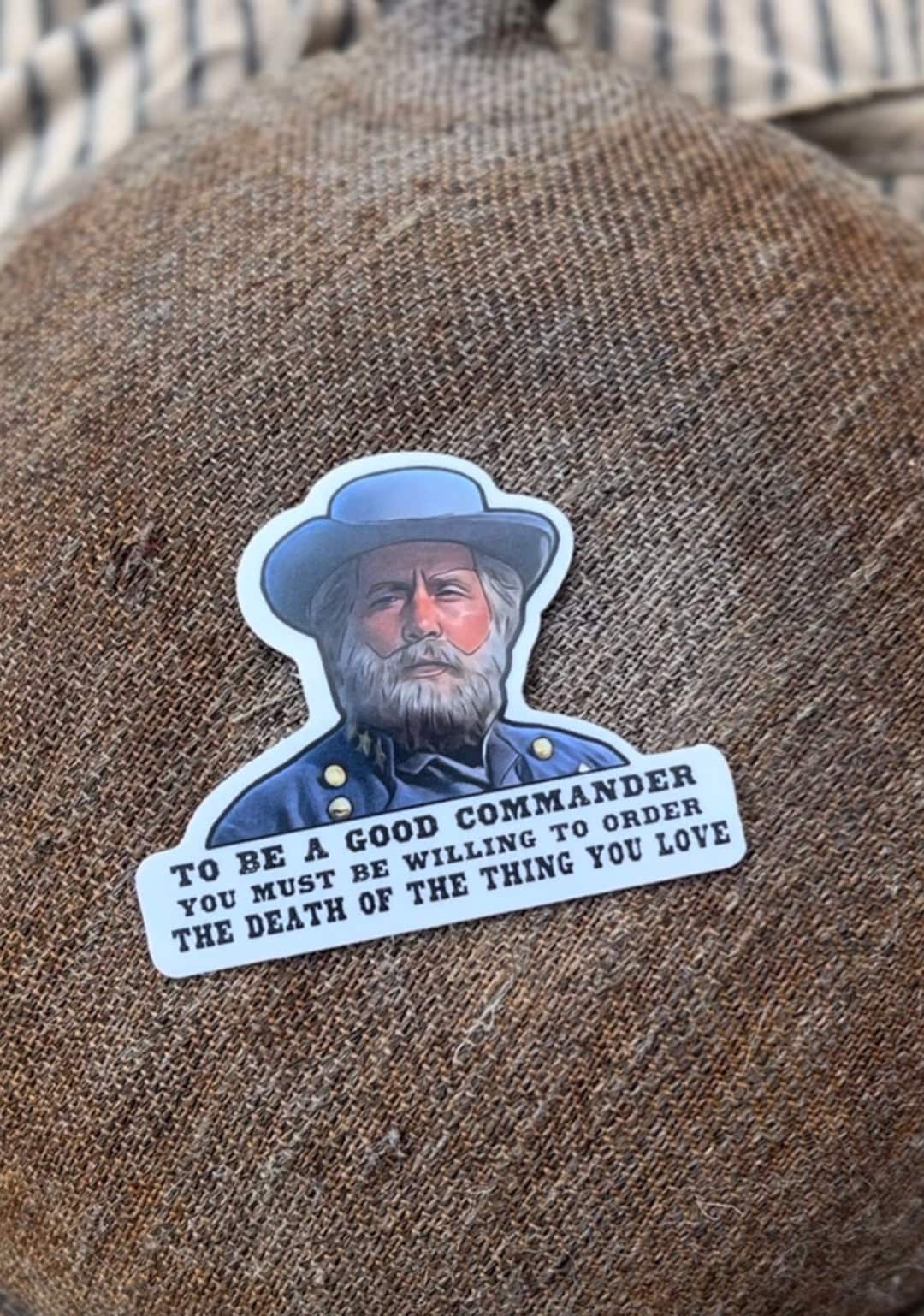 Gettysburg General Lee Vinyl Sticker a Good Commander - Etsy