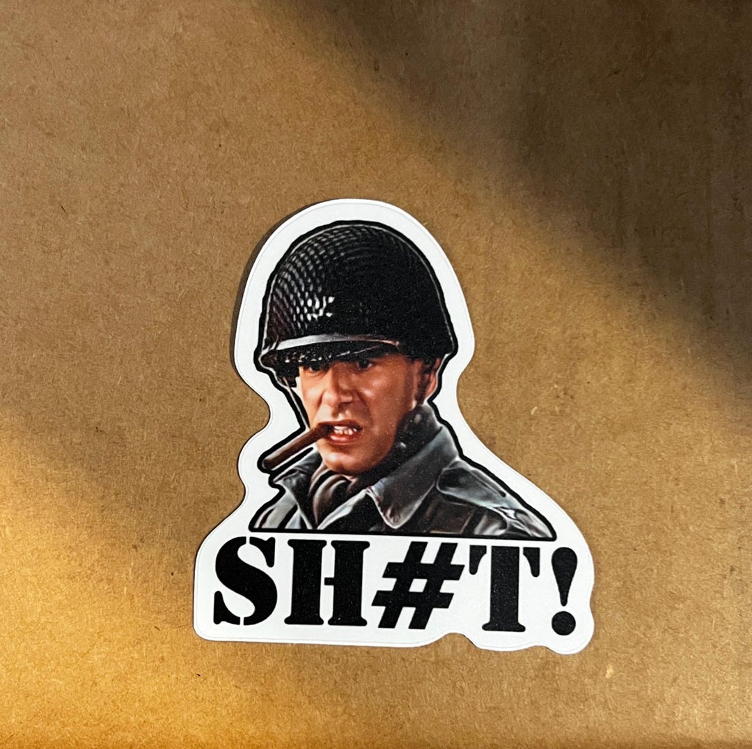 WWII Soldier Vinyl Sticker, A Bridge Too Far Movie, Retro Military ...