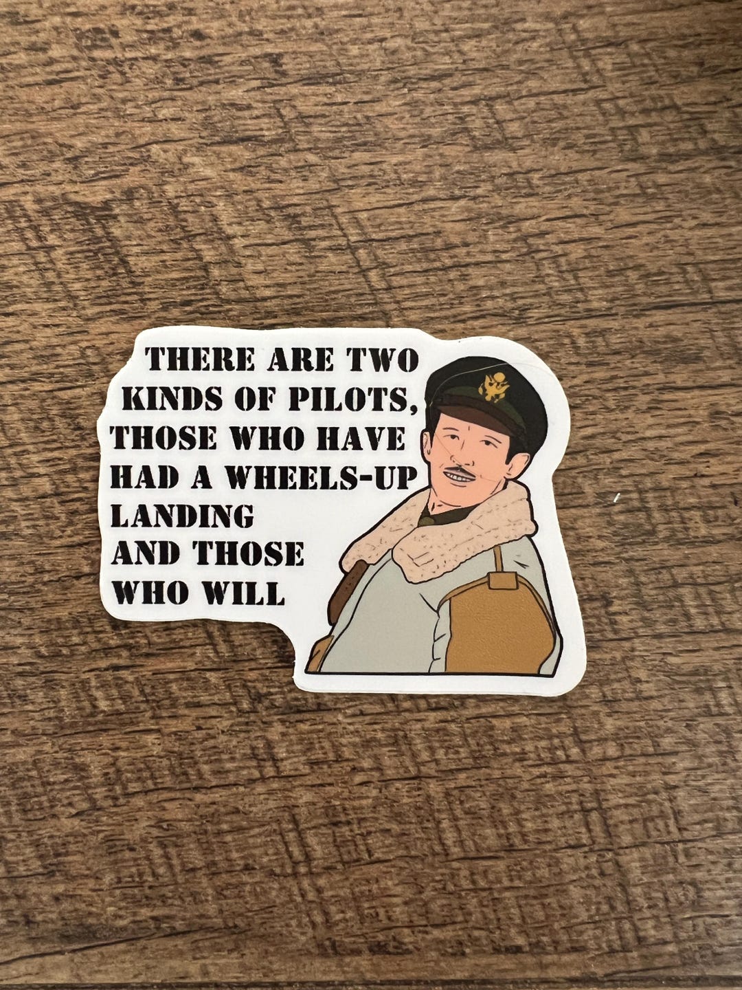 Masters of the Air Vinyl Weatherproof Sticker Bucky Eagan “wheels Up ...