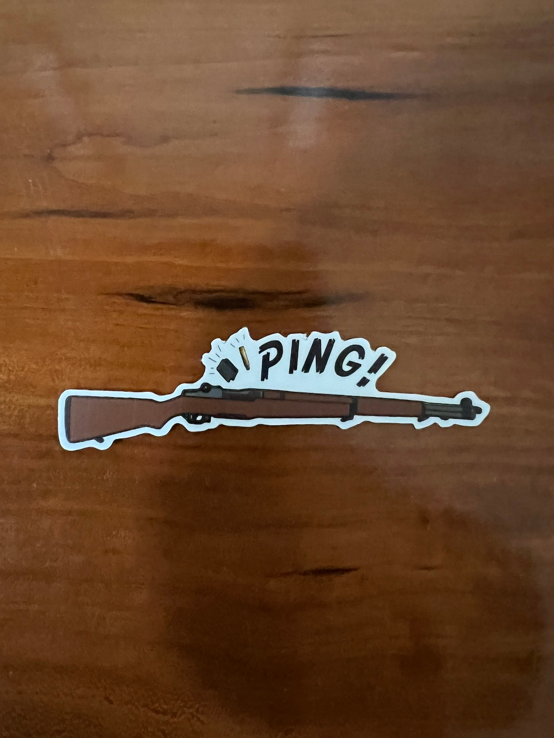 WWII M1 Garand ping Sound Vinyl Sticker - Etsy