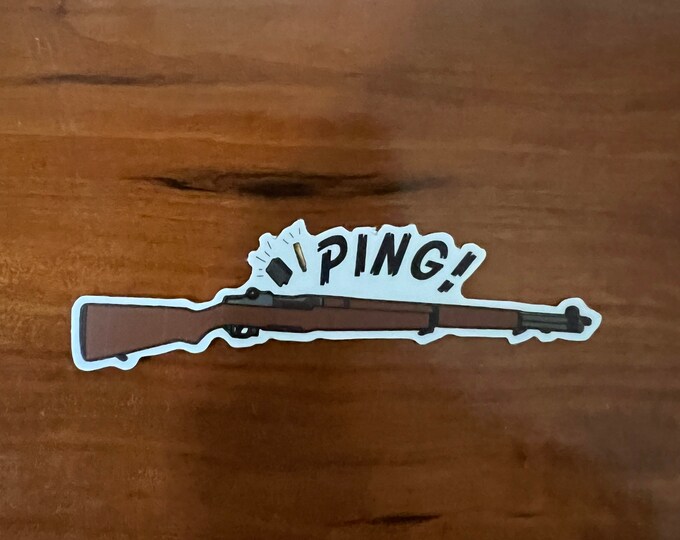WWII M1 Garand “ping Sound” Vinyl Sticker - Etsy