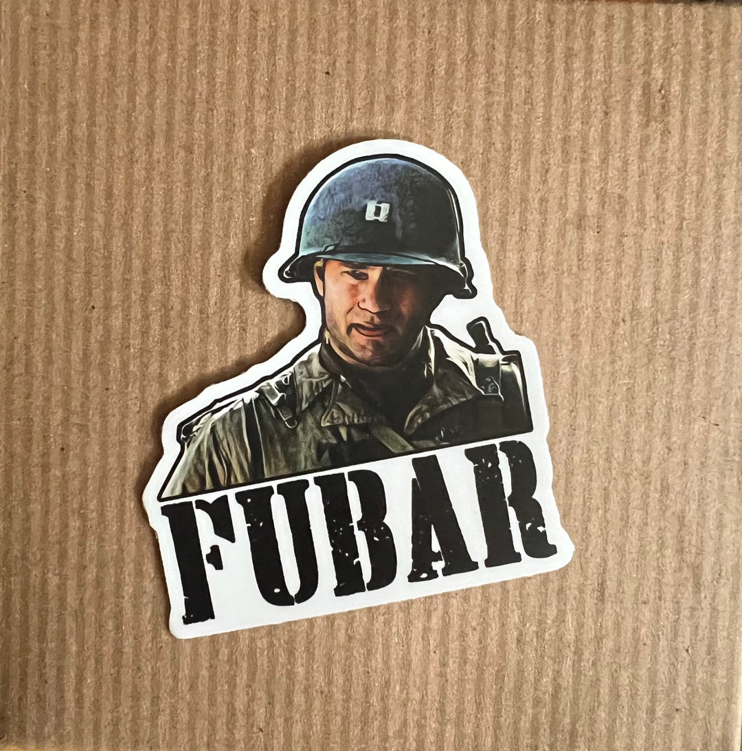 WWII Saving Private Ryan “FUBAR” Vinyl Sticker - Etsy
