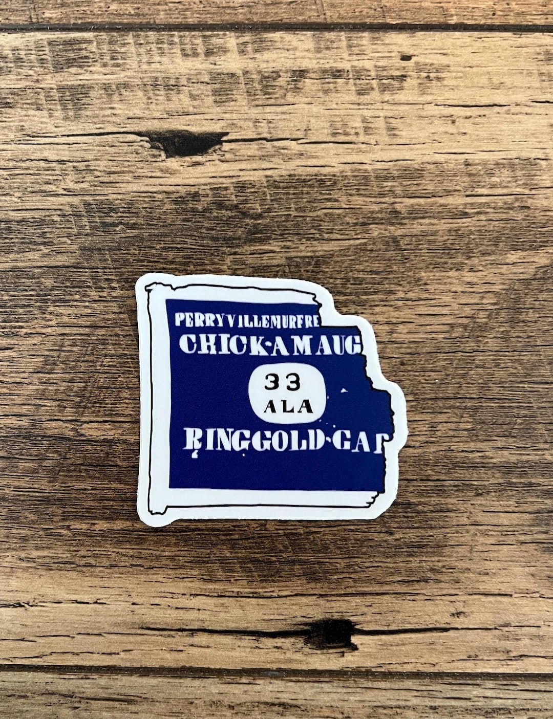 American Civil War Flag 33rd Alabama Infantry Vinyl Waterproof Sticker ...