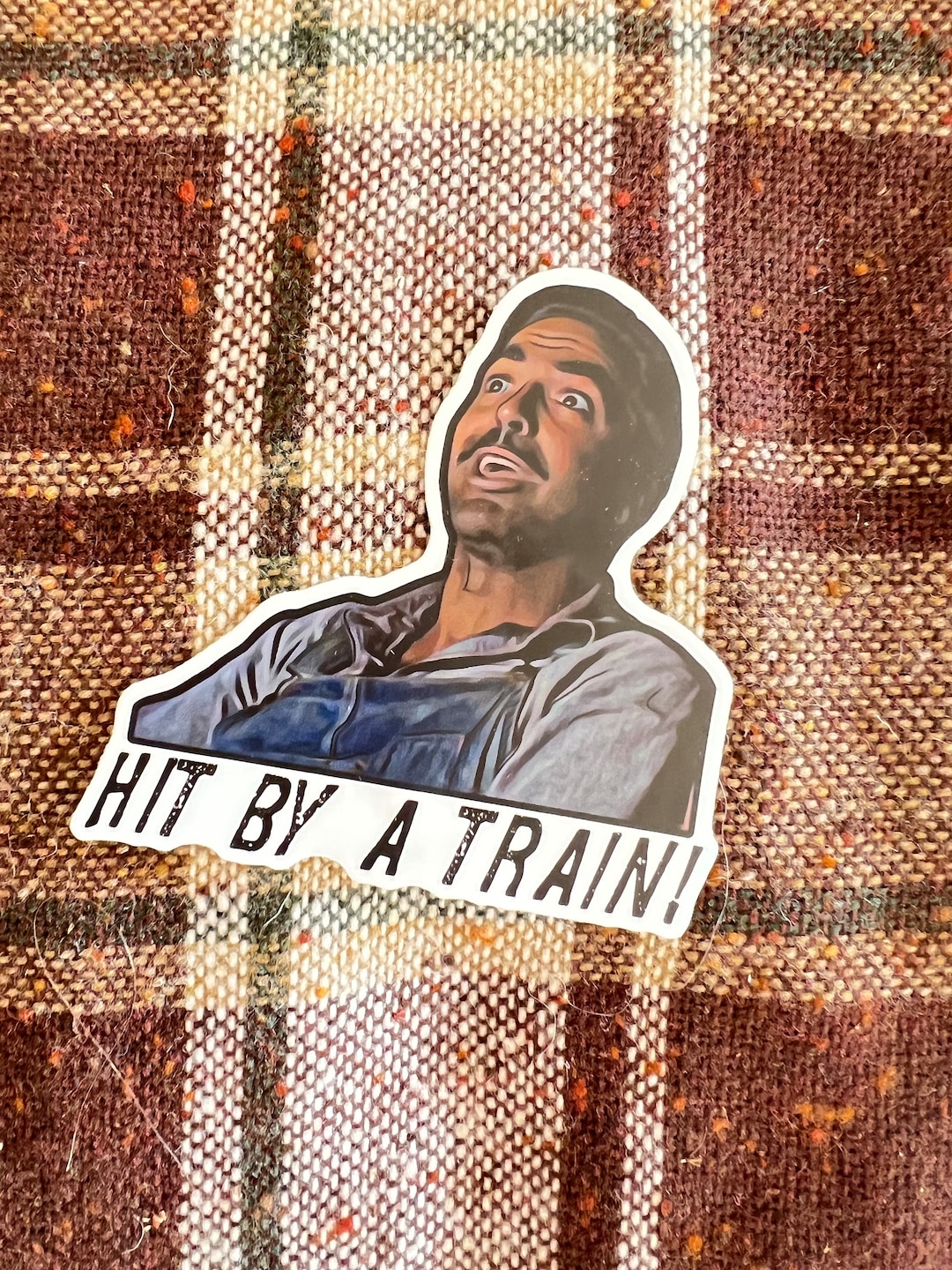 Sticker Vinyl Weatherproof O Brother Where Art Thou “hit by a Train” - Etsy