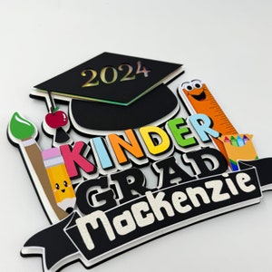 Kinder Graduation Cake Topper, Kindergarten Graduation Party ...