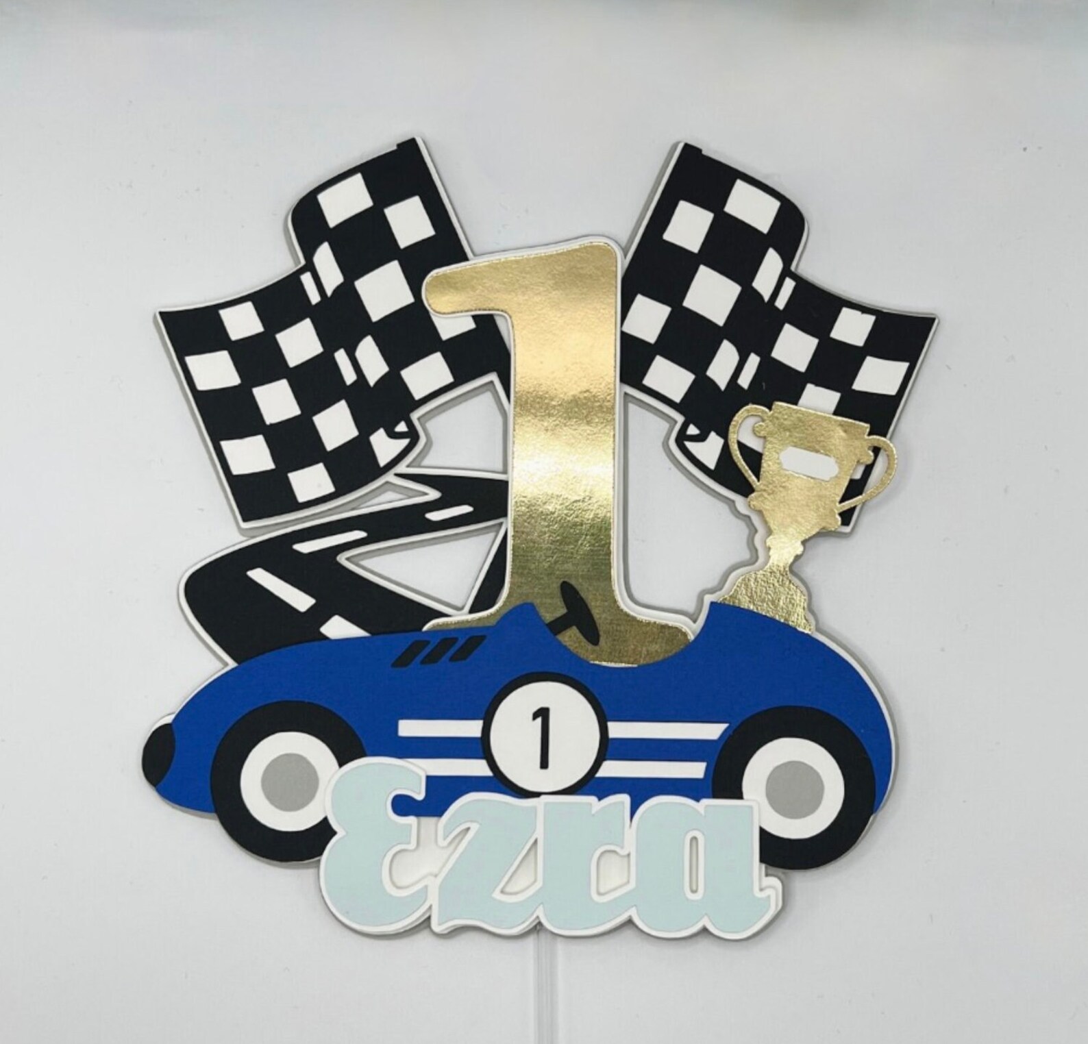 Vintage Race Car Cake Topper Cars Cake Topper - Etsy