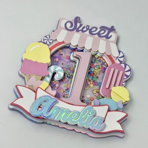 Candyland Inspired Cake Topper, Candy Cake Topper. - Etsy