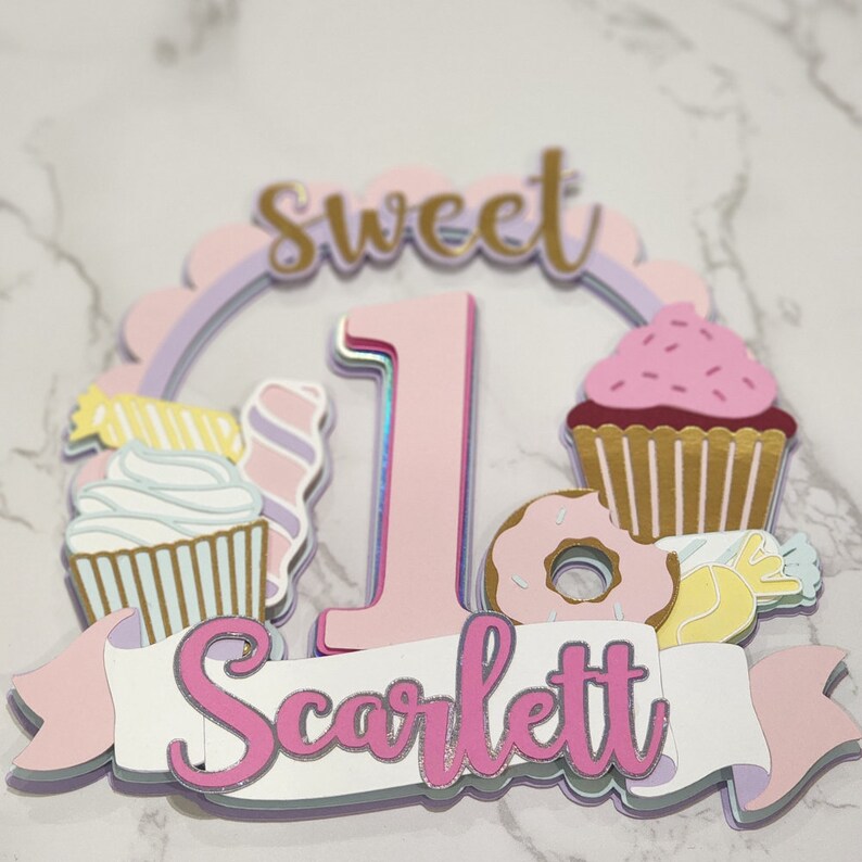 Candyland Inspired Cake Topper Candy Cake Topper. - Etsy