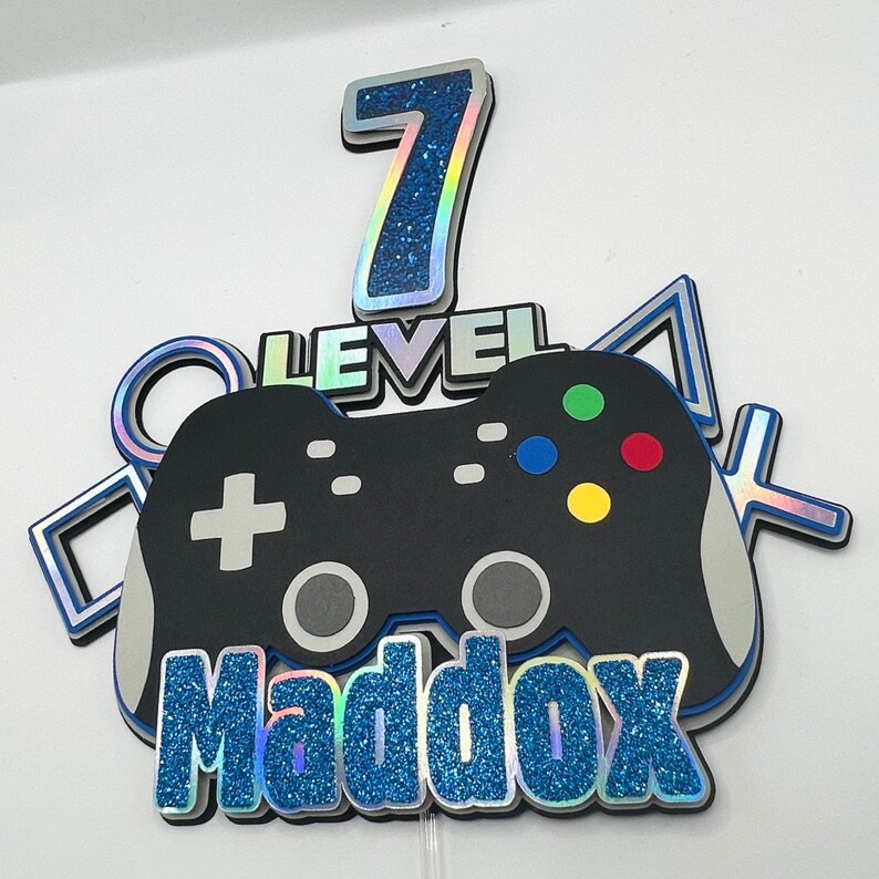Gamer Cake Topper, Video Game Cake Topper - Etsy
