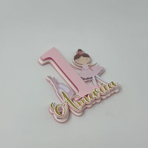 Ballerina Cake Topper - Etsy