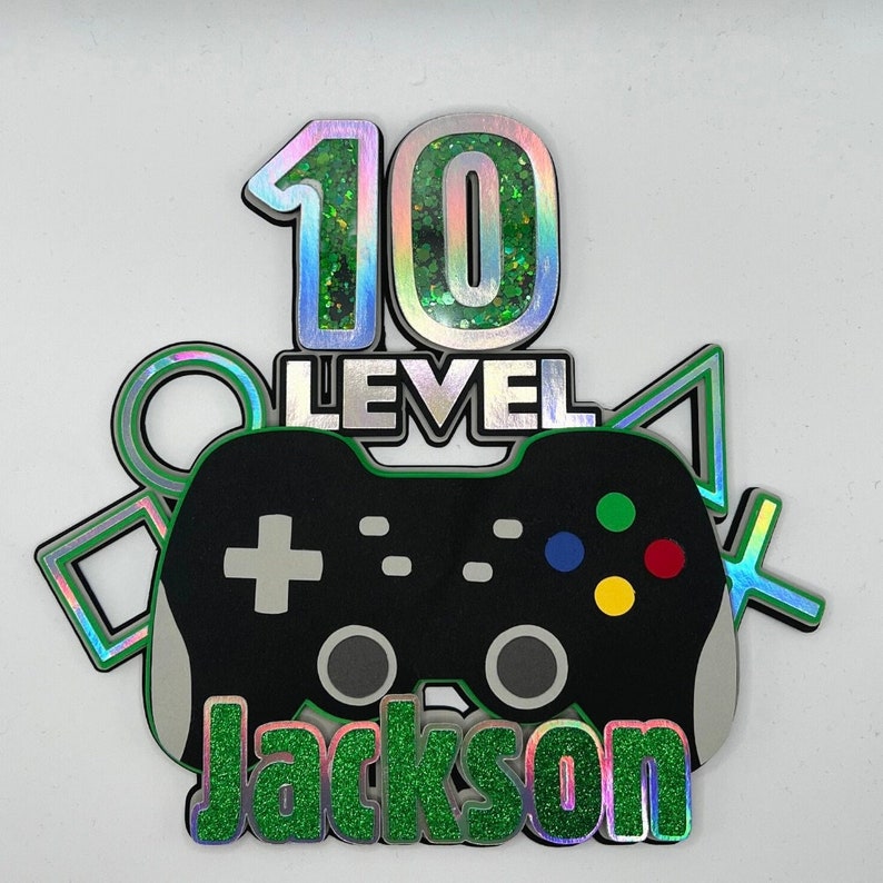 Gamer Cake Topper, Video Game Cake Topper - Etsy
