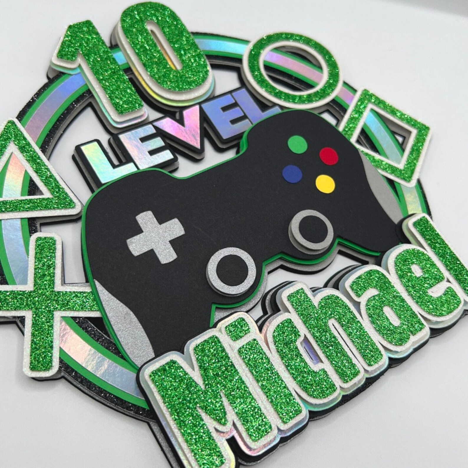 Gamer Cake Topper Video Game Cake Topper - Etsy