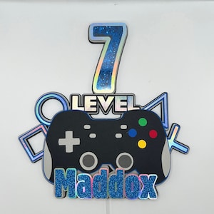 Gamer Cake Topper, Video Game Cake Topper - Etsy