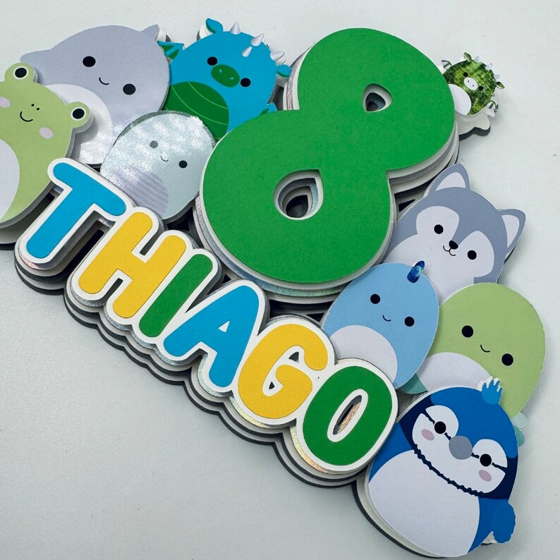 Squishy Cake Topper - Etsy