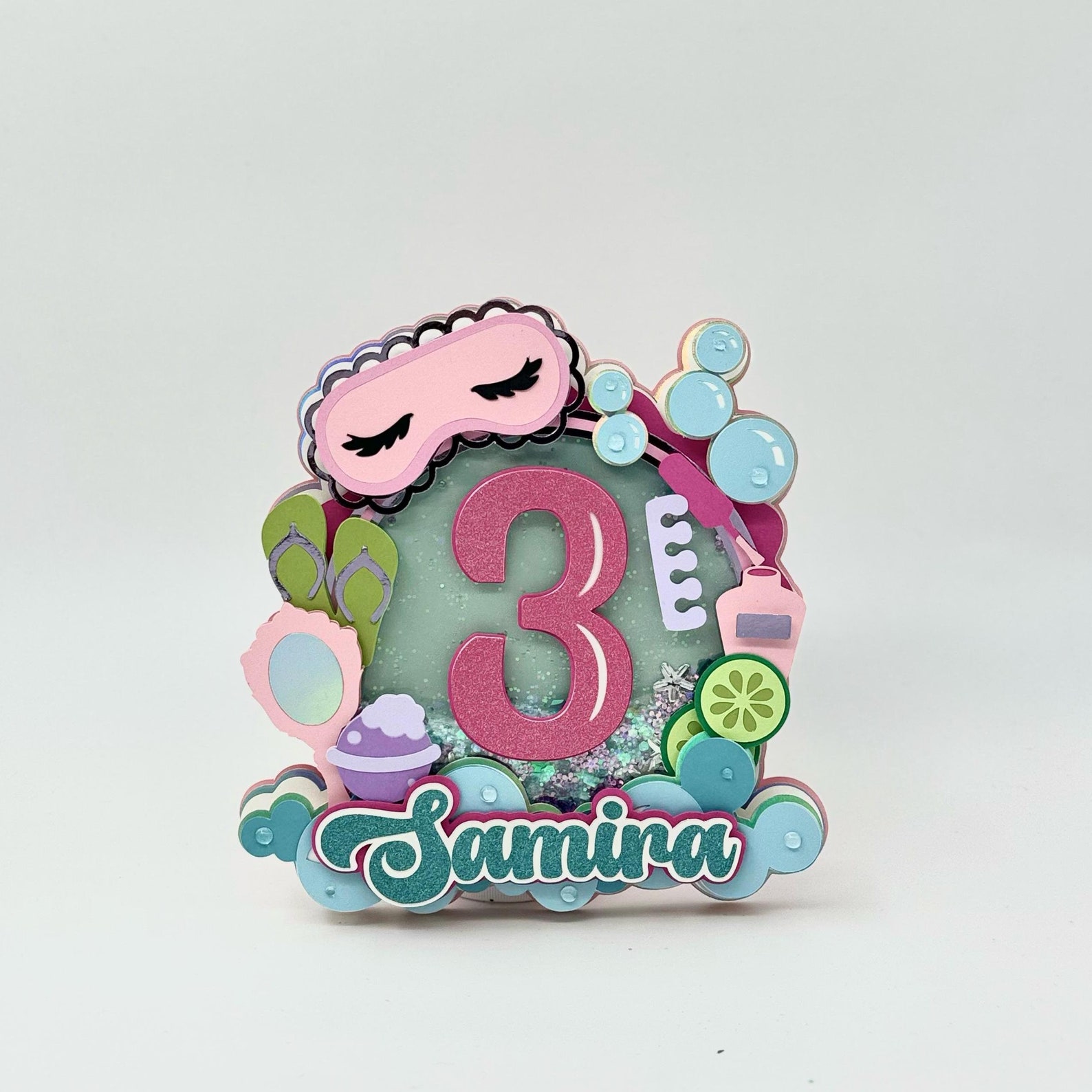 Spa Cake Topper - Etsy