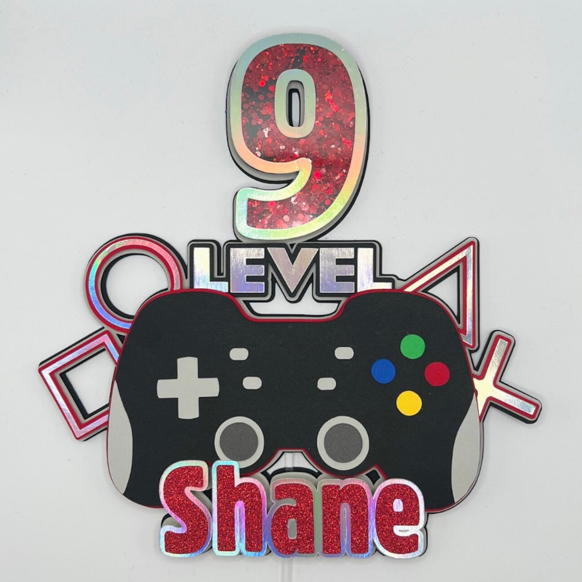 Gamer Cake Topper Video Game Cake Topper - Etsy