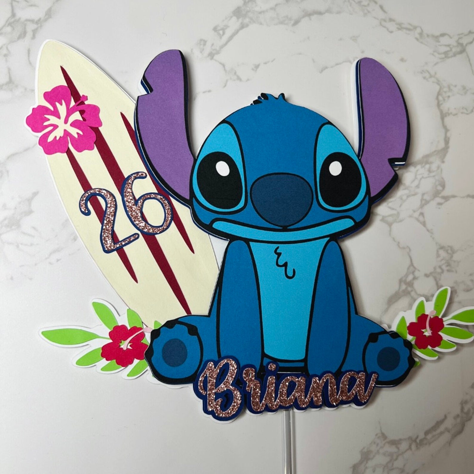 Stitch Birthday Cake Topperstitch Topper / Stitch Party Cake - Etsy