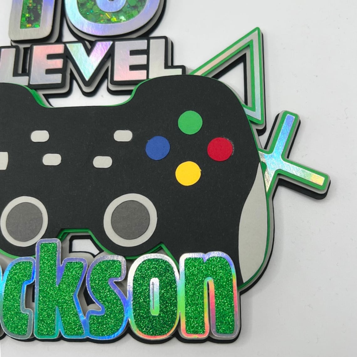 Gamer Cake Topper Video Game Cake Topper - Etsy