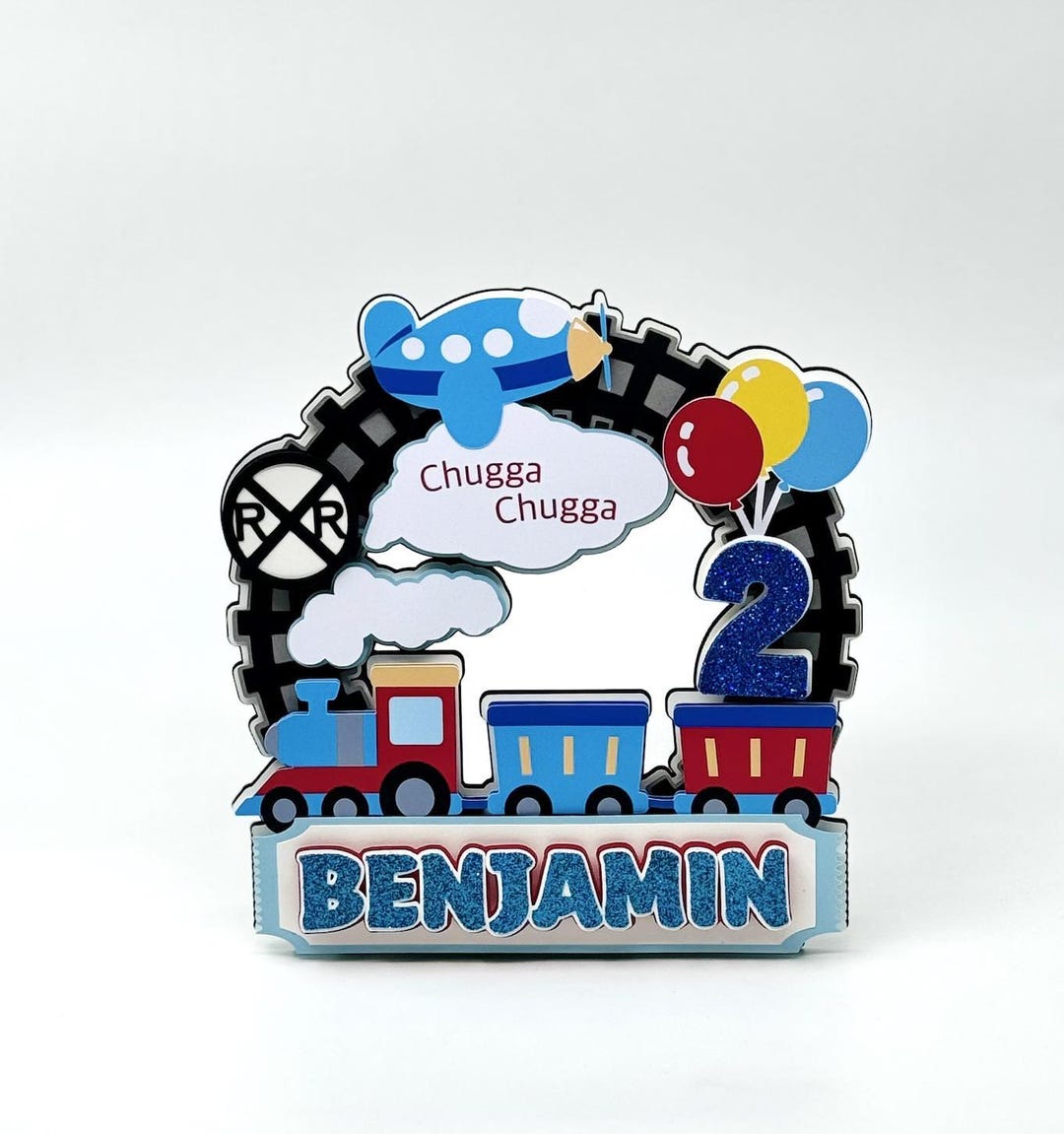 Train Cake Topper - Etsy