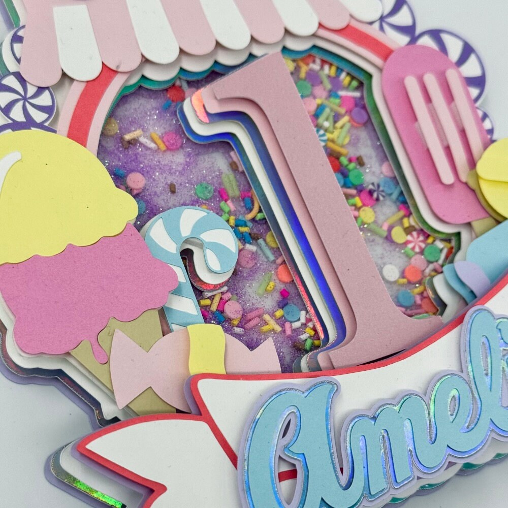 Candyland Inspired Cake Topper, Candy Cake Topper. - Etsy