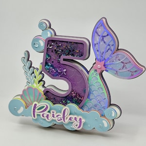 Mermaid Cake Topper - Etsy