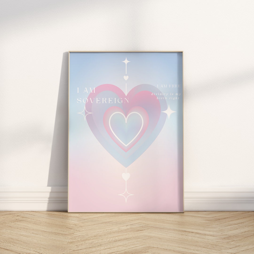 Aura I Am Sovereign Positive Affirmation Aura Digital Download - Etsy