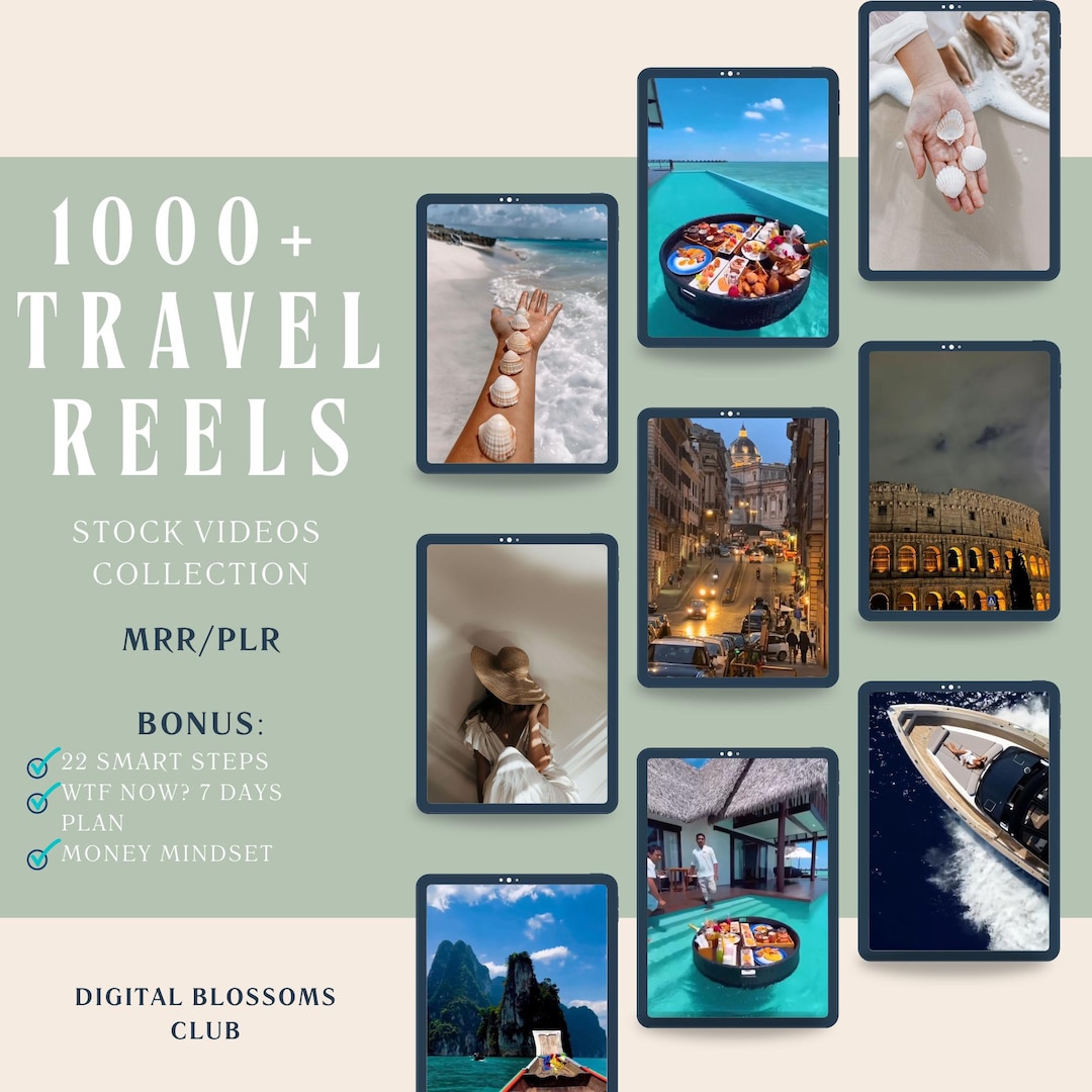 1000+ Summer Travel Reels: Viral Video Bundle (MRR & PLR) - Etsy