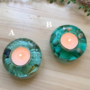 Sea Themed Tea Light Candle Holder Beach Candle Holder Ocean Candle ...