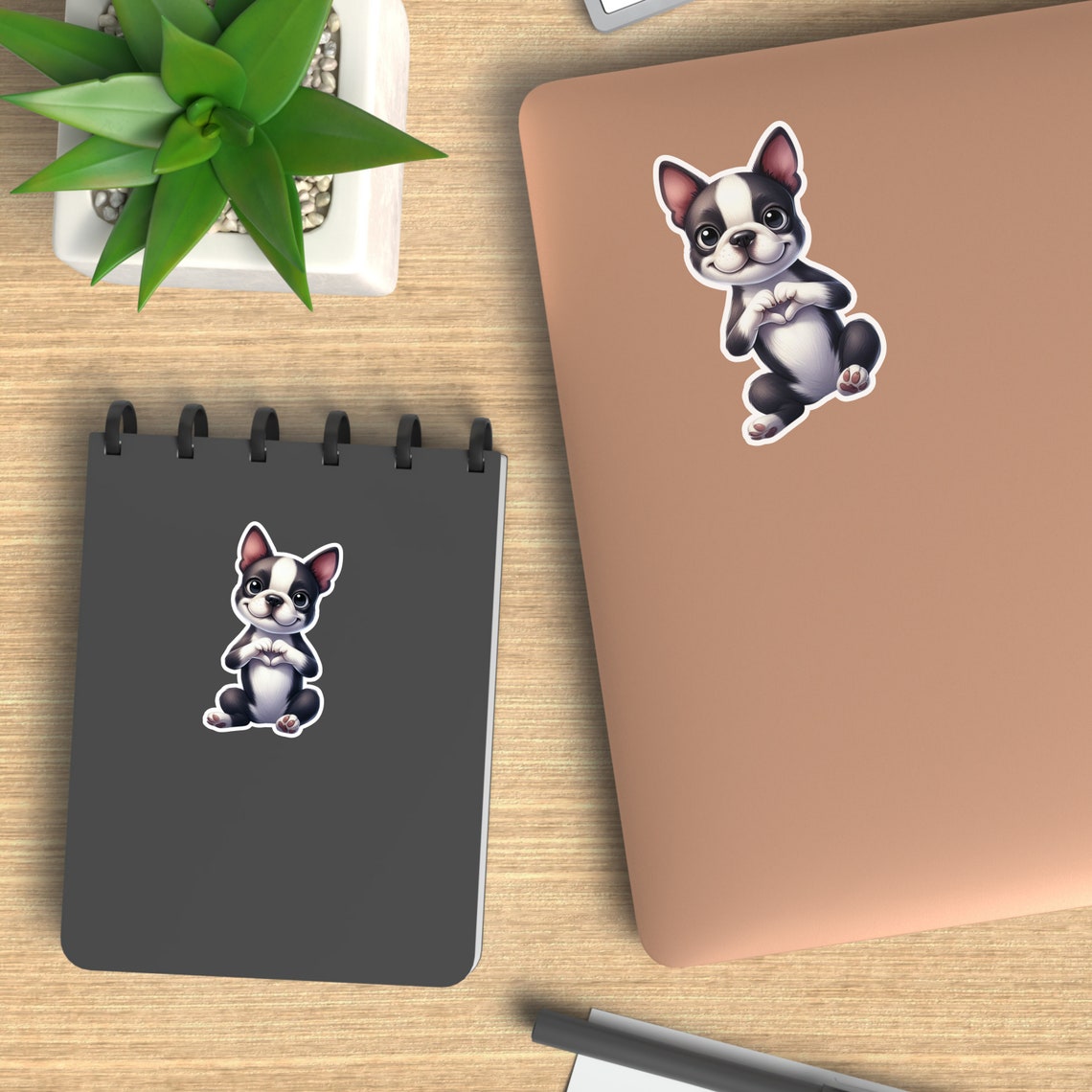 Boston Terrier Water Bottle Sticker Gift Idea for Friend Boston Terrier ...