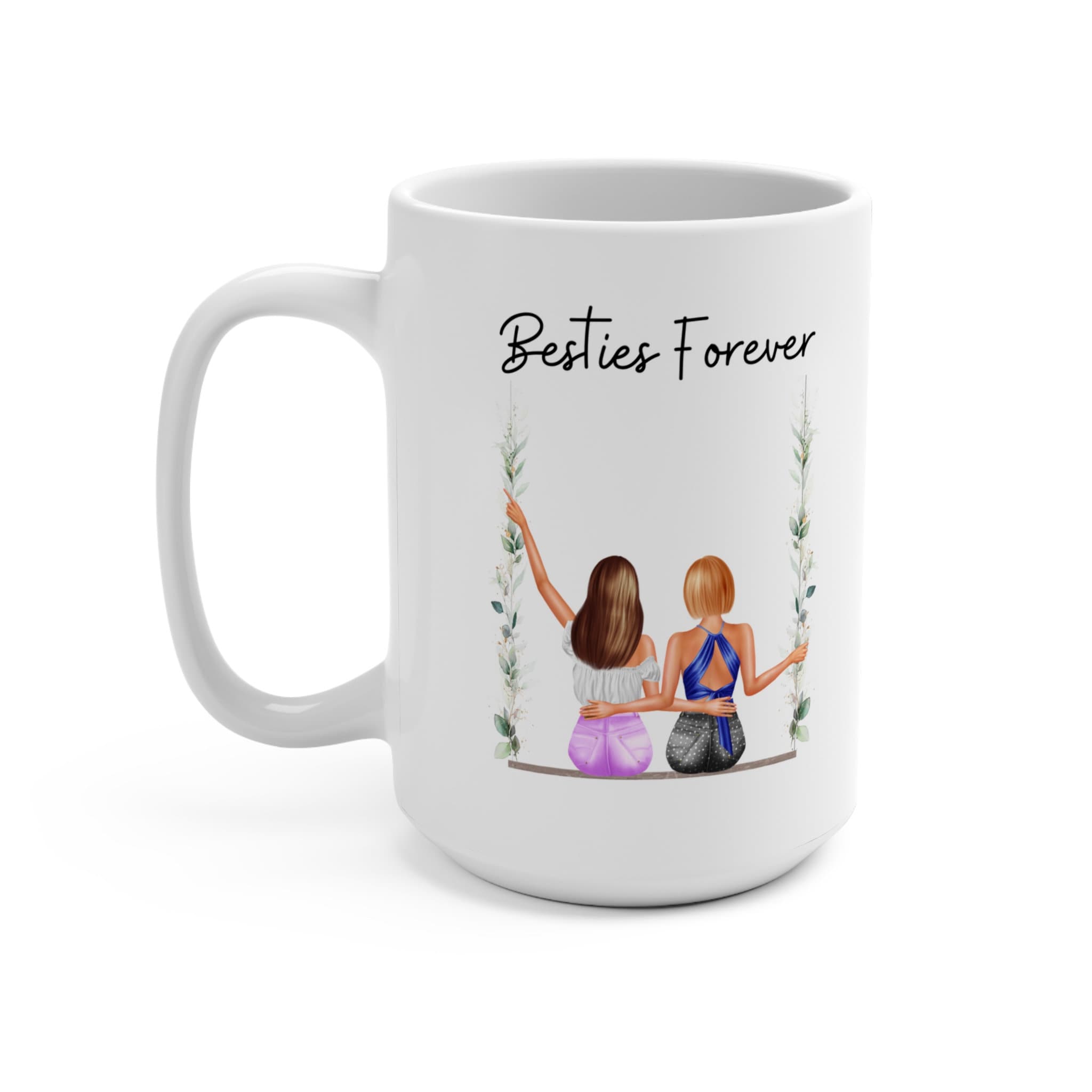 Unique Friendship Mug for Besties Customized Sister Mug With Names Cute ...