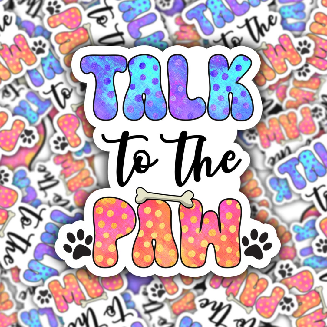 Dog Themed Sticker Sayings Gift Idea Journal Sticker for Laptop Gift ...