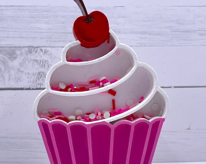 The Cupcake Sprinkles Shaker (tiered Tray Decor, Farmhouse Home Decor ...